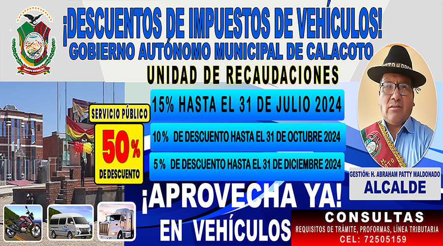 RUAT - REGISTRO UNICO PARA LA ADMINISTRACION TRIBUTARIA MUNICIPAL