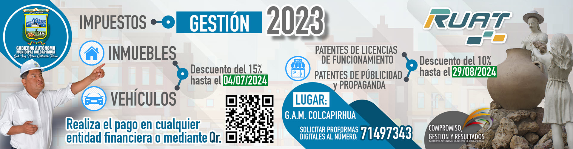 RUAT - REGISTRO UNICO PARA LA ADMINISTRACION TRIBUTARIA MUNICIPAL